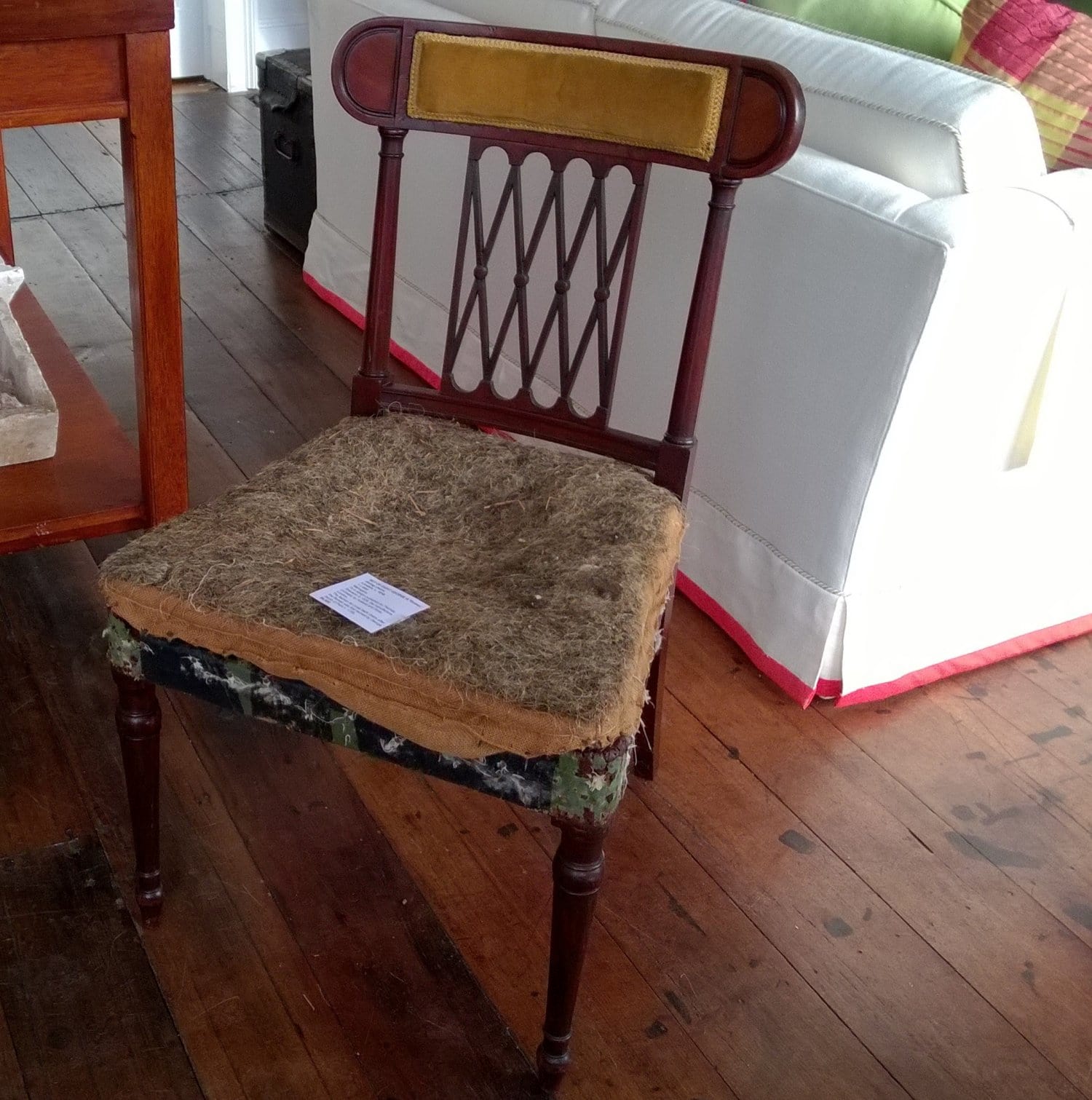 SET OF EIGHT GEORGE III ‘Roman’ dining chairs. 1810 - Warwick Oakman