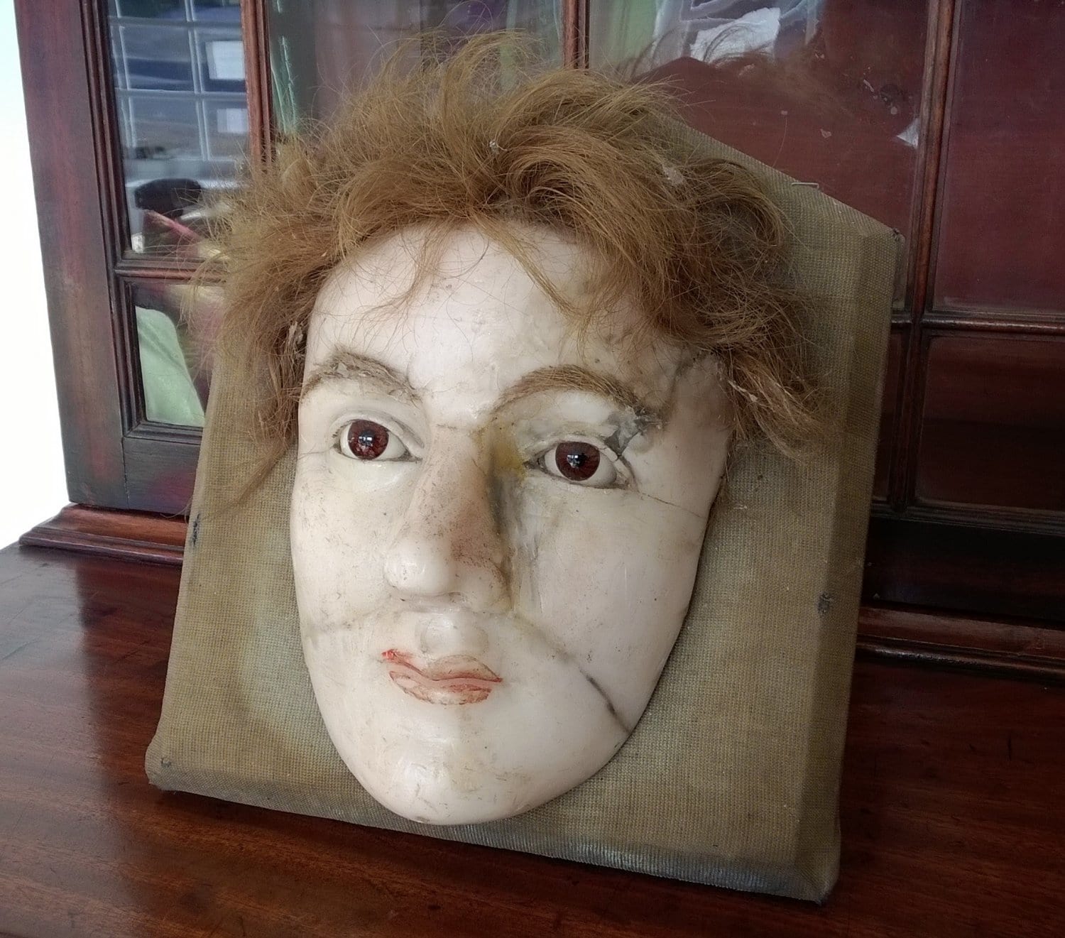 Wax portrait mask 1910 - Warwick Oakman