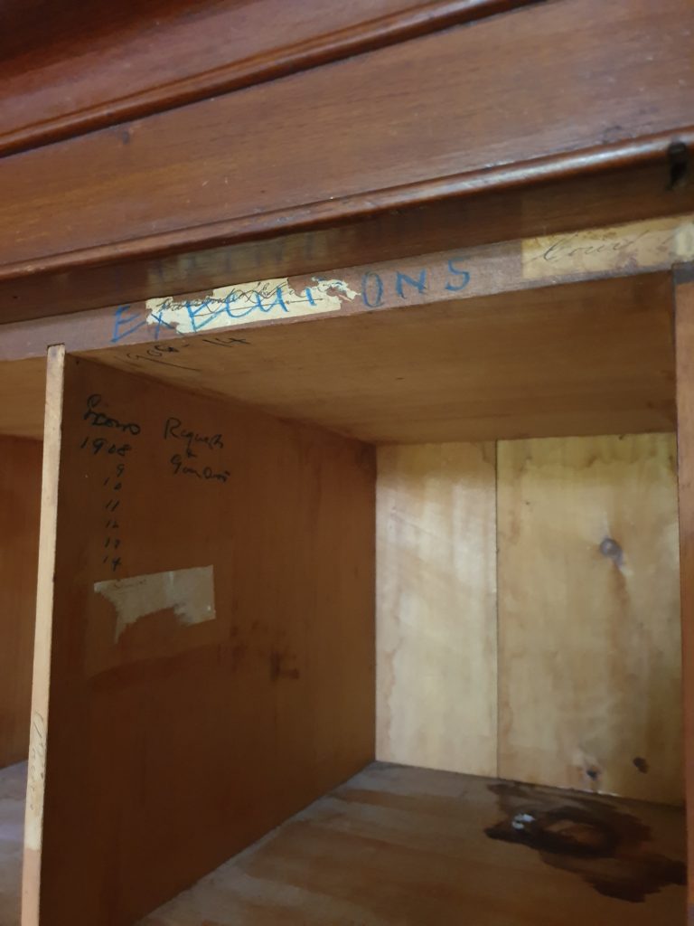 Police Office Cedar cupboard c 1860 - Warwick Oakman