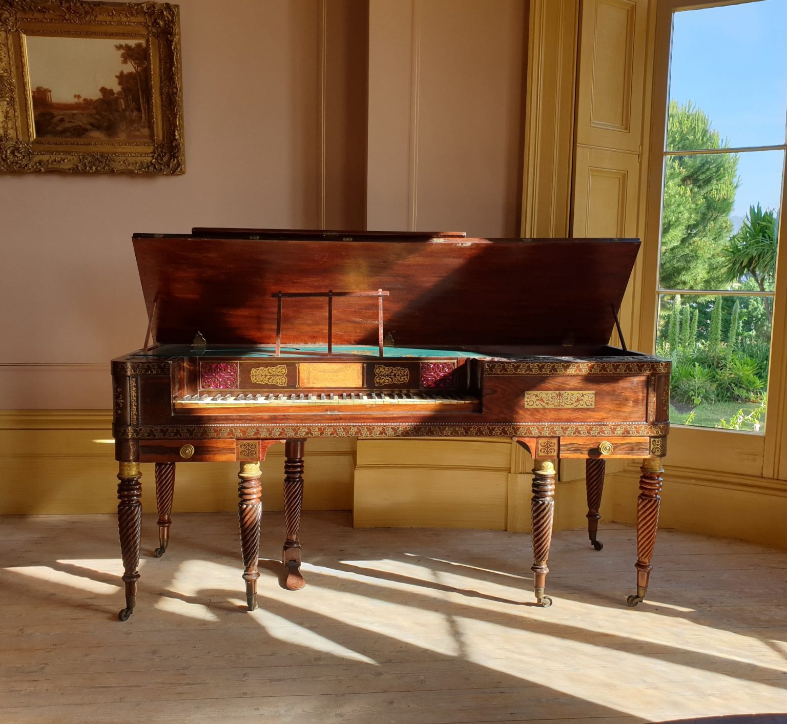 Regency Piano Forte by Isaac Mott c1817 - Warwick Oakman