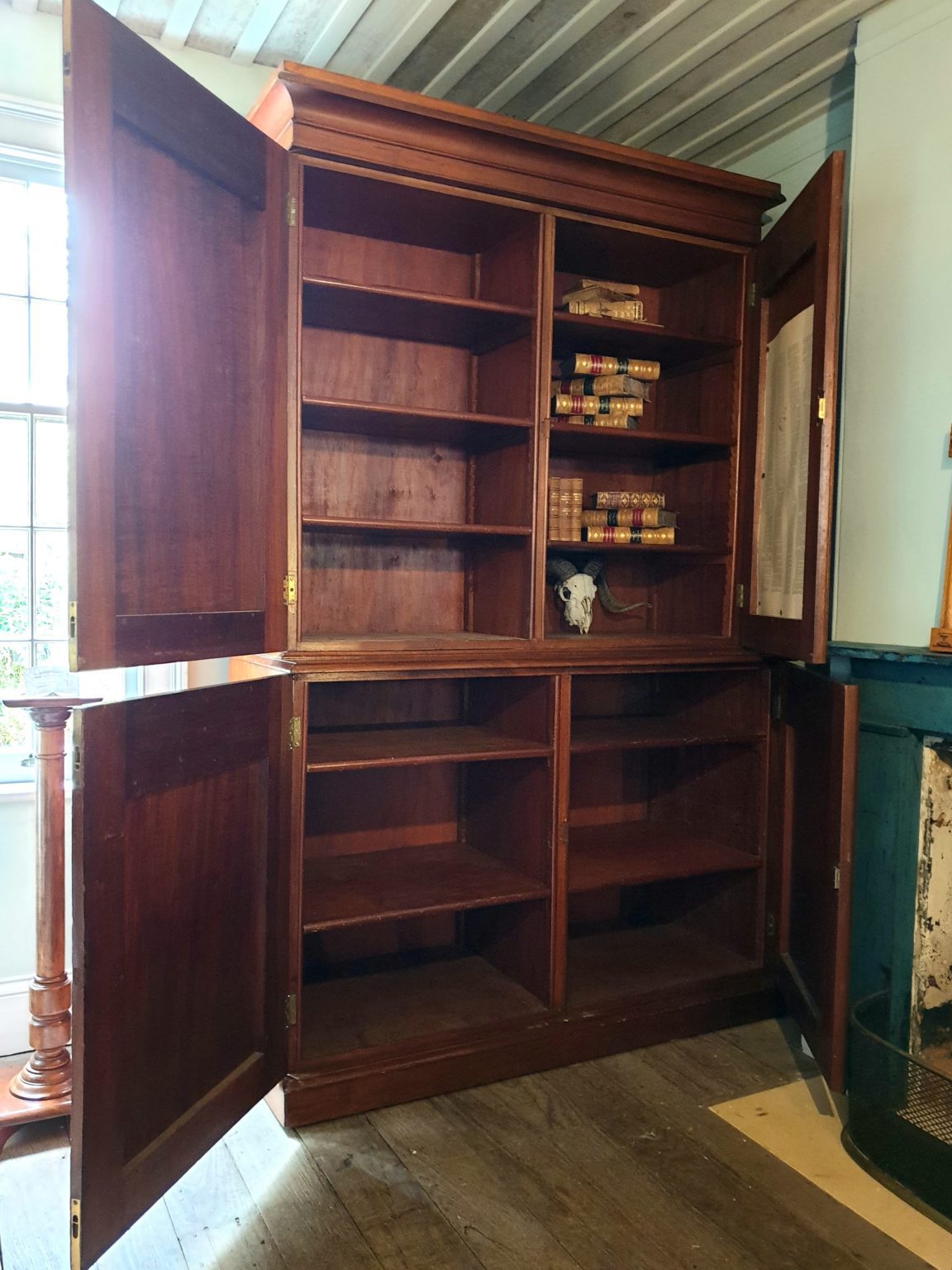 Tasmanian Colonial Cedar & Huon pine Library Cupboard c1850 - Warwick ...