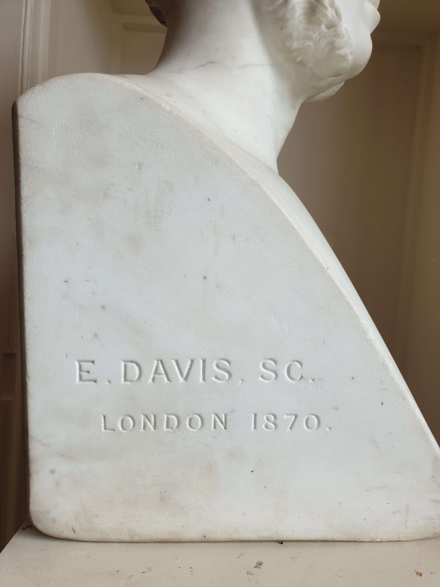 Portrait bust of Joseph Hawley - Warwick Oakman